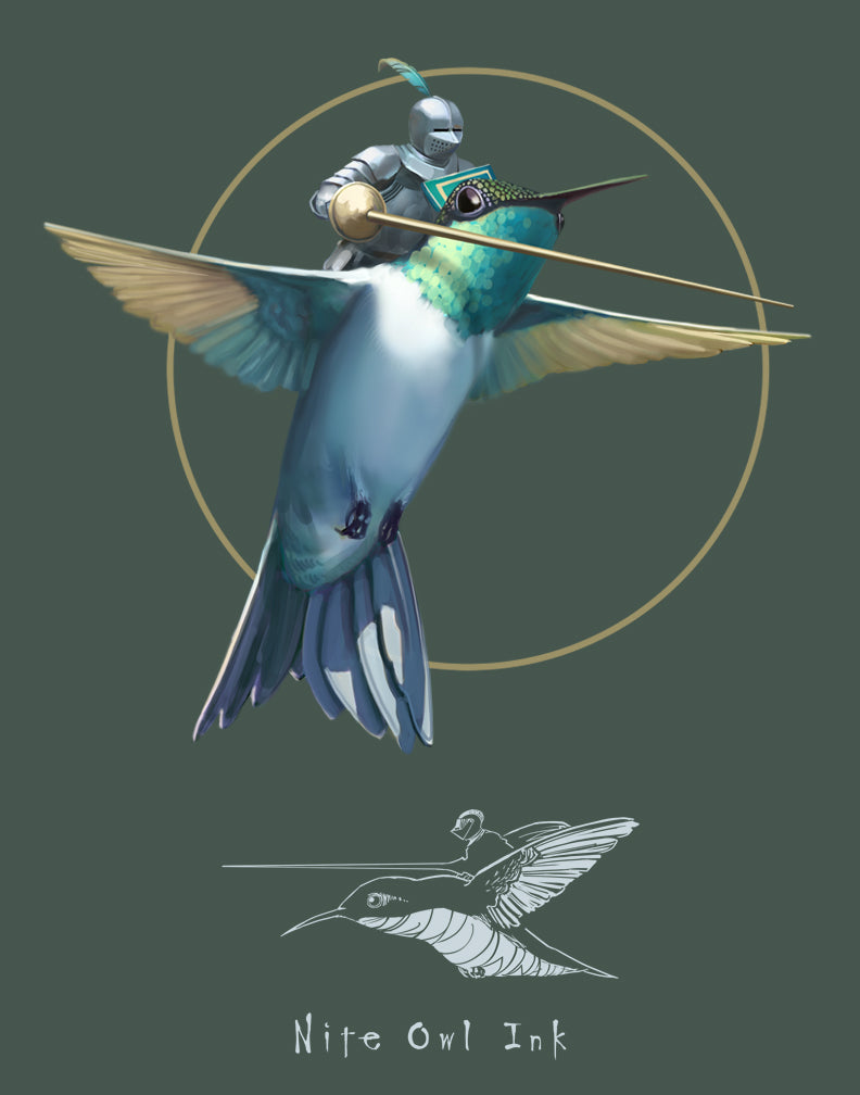 The Nectar Crusades Men's Heavyweight Zip Hoodie – Nite Owl Ink