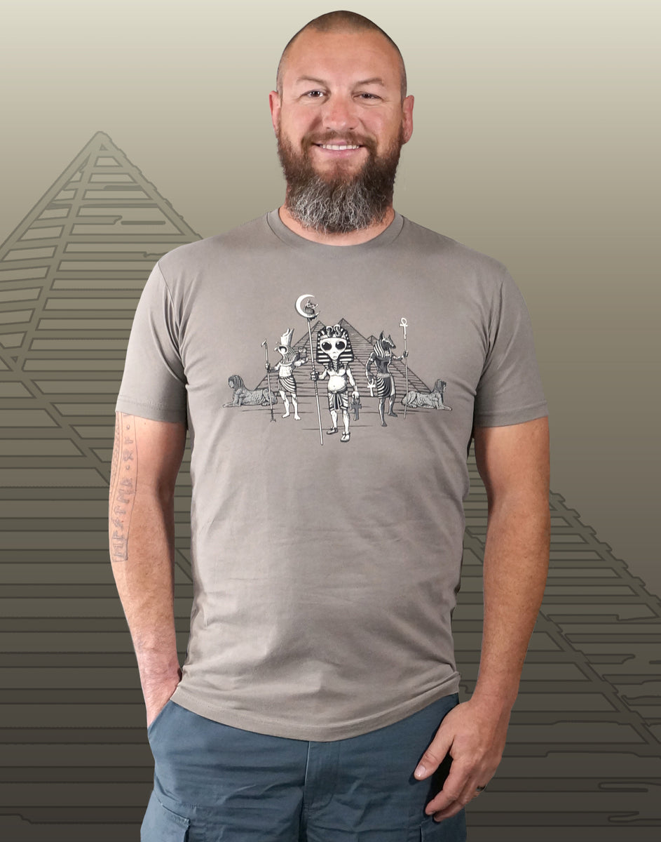 Egyptian Alien Men's Fitted Crew Neck – Nite Owl Ink